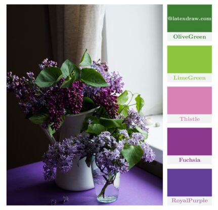 Predefined LaTeX Colors: dvipsnames - TikZBlog