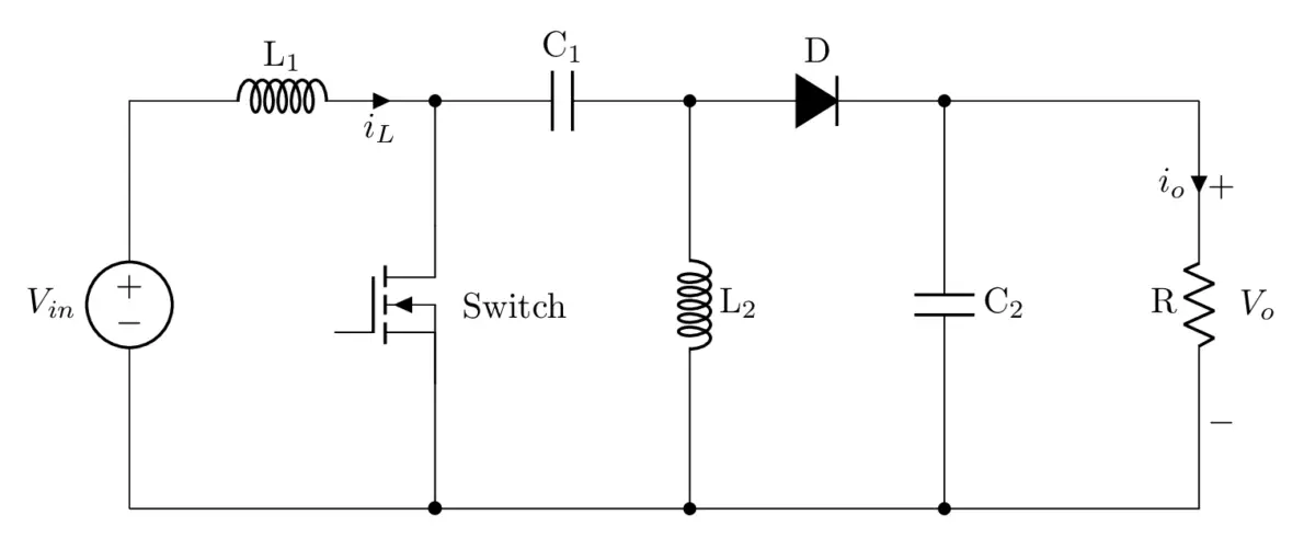 How to draw Sepic converter in LaTeX using CircuiTikZ - TikZBlog