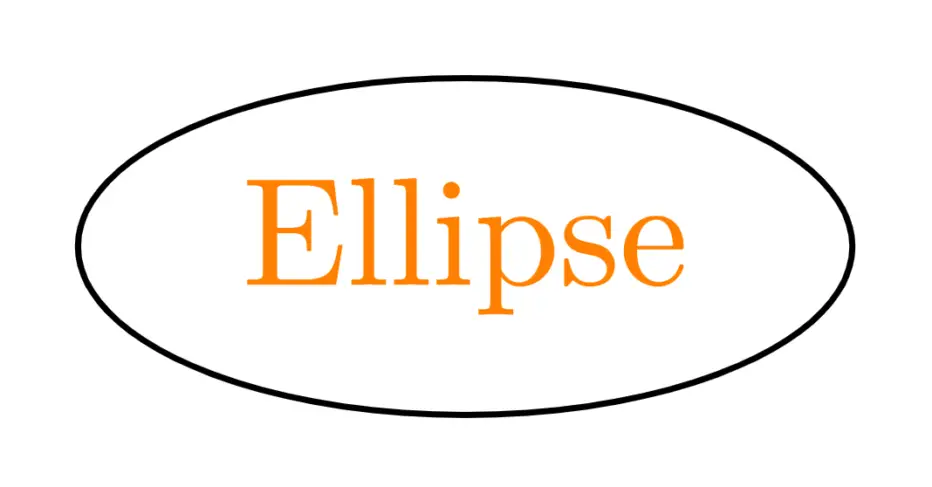 Draw an Ellipse in TikZ - TikZBlog
